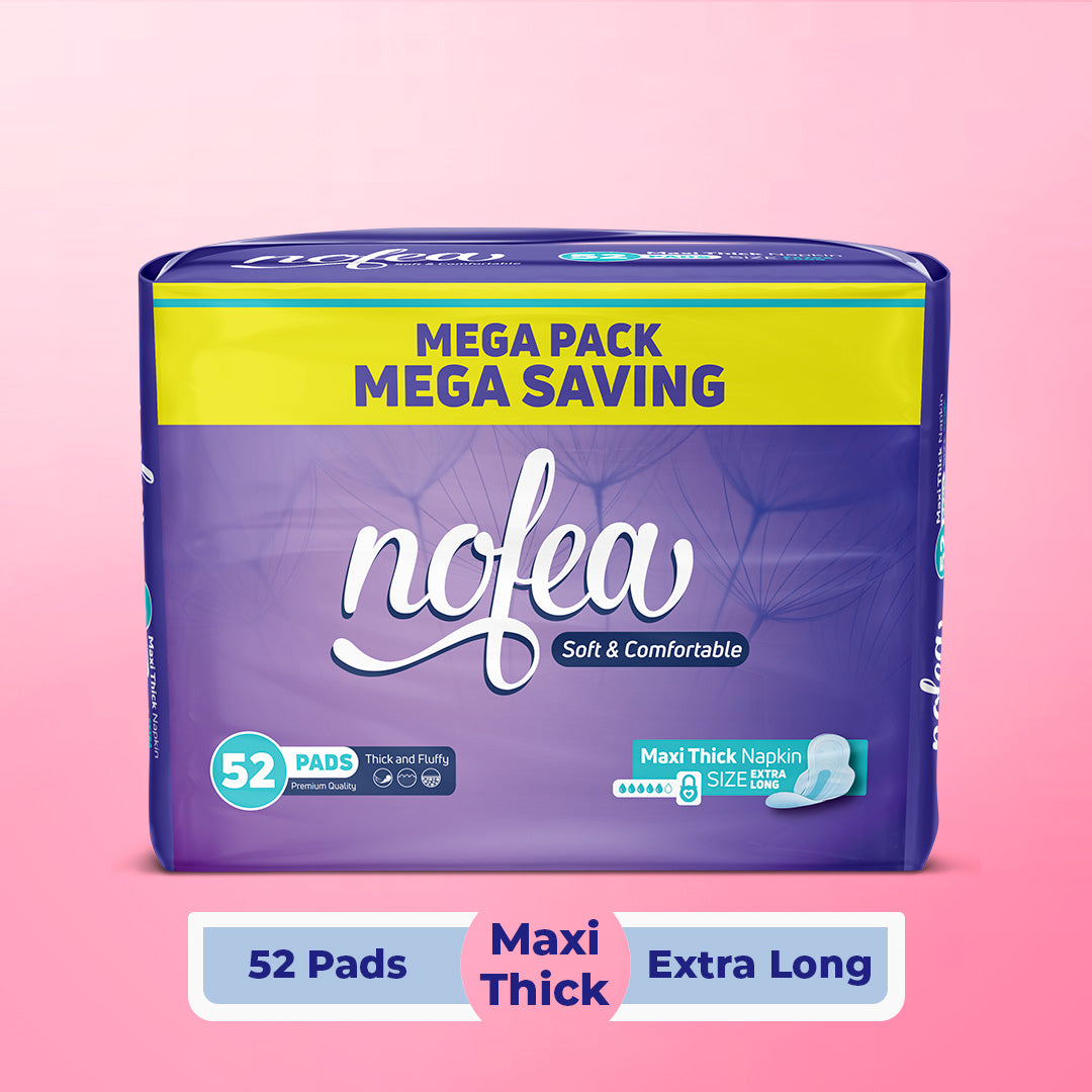 Nofea Maxi Thick Extra Long - 52 Pads – anabatlamart