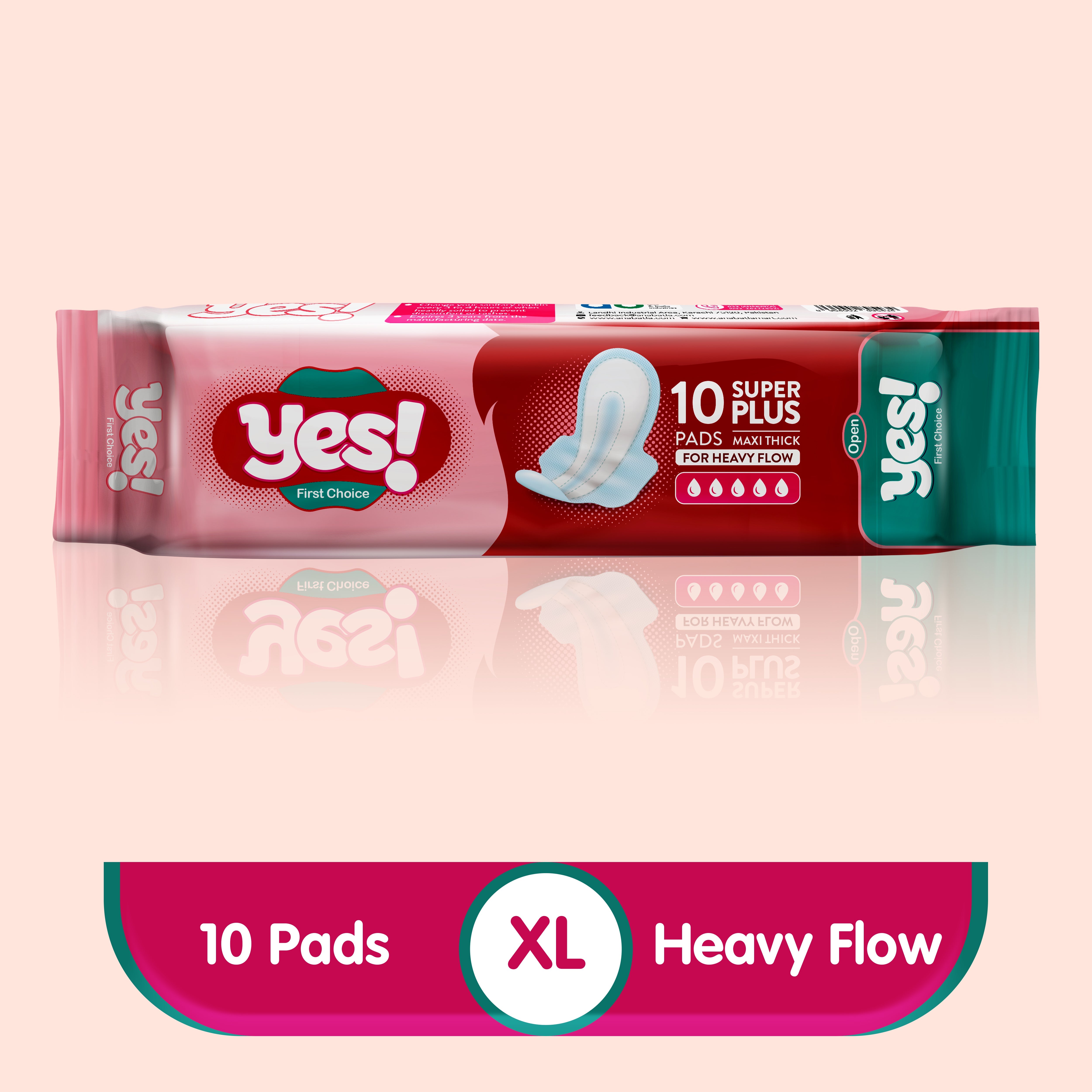 Yes Super Plus Xxl 10 Pads Anabatlamart