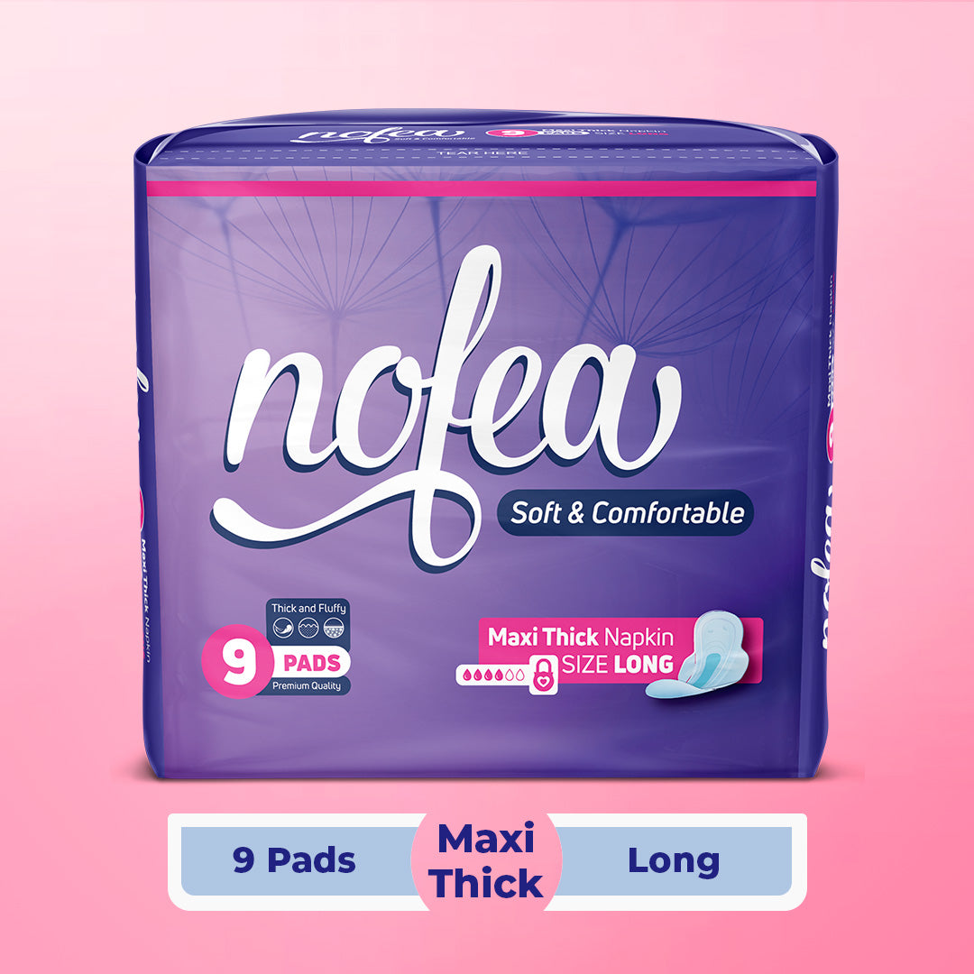 Nofea Maxi Thick Long - 9 Pads – anabatlamart