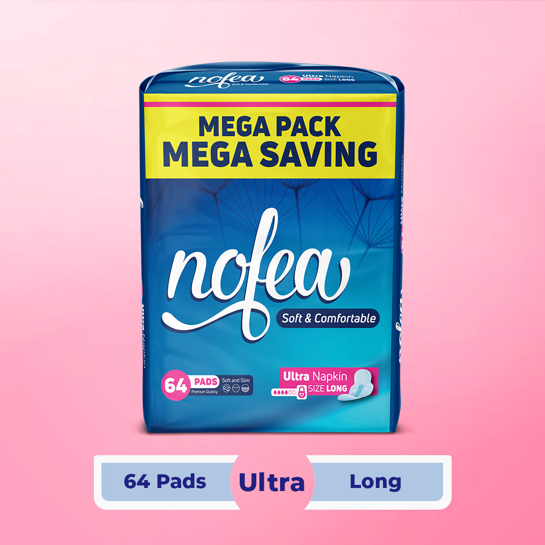 Nofea Ultra Long - 64 Pads – anabatlamart