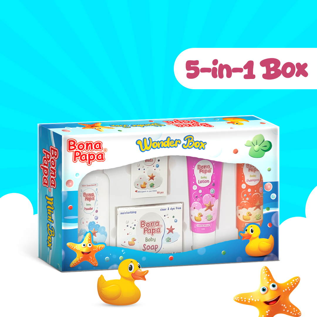 Bona Papa Wonder Gift Box – Complete Baby Care in One Pack – anabatlamart