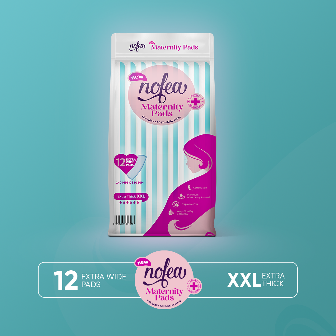 Nofea Maternity Pads Maxi XXL 12 Pads – anabatlamart