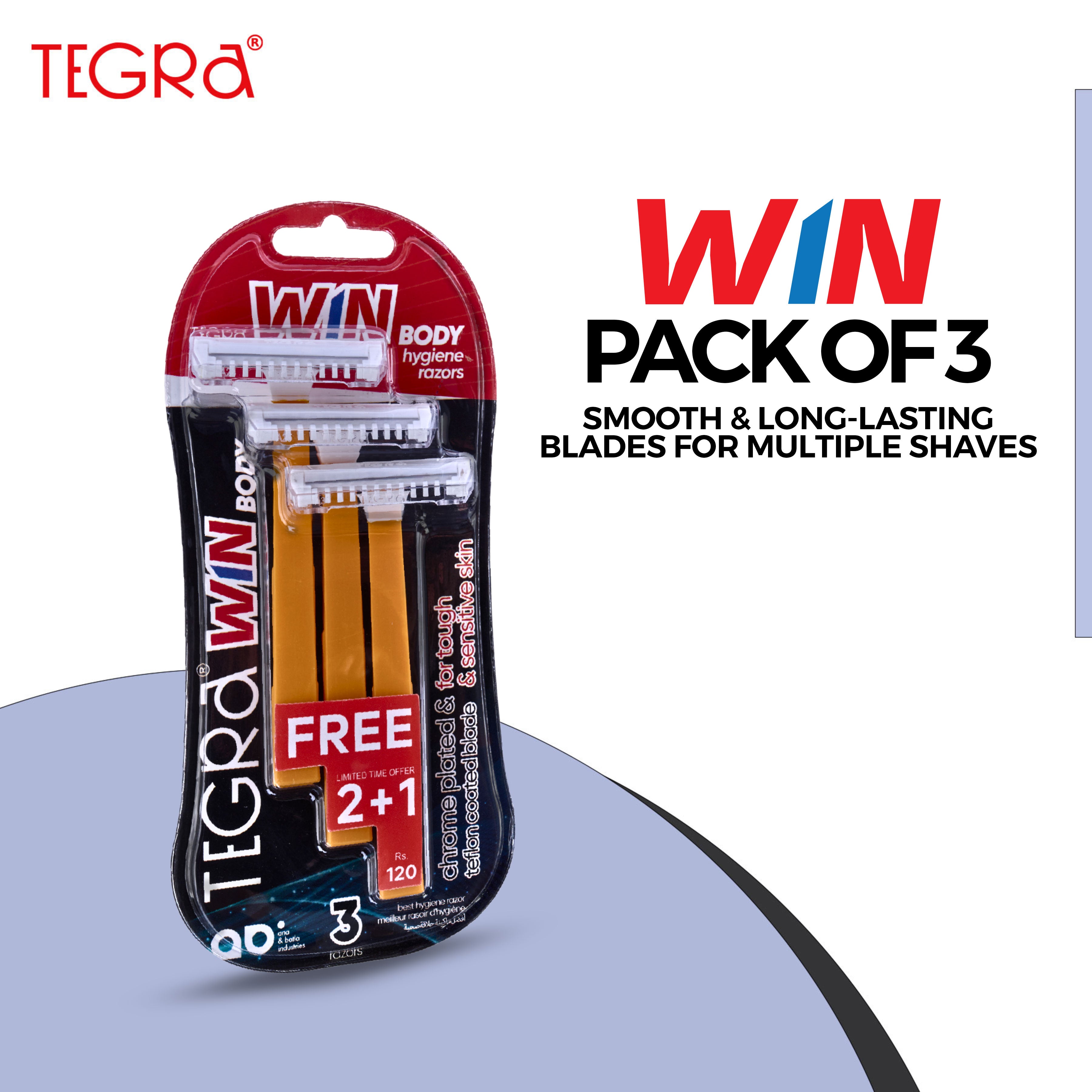 Tegra WIN Body Hygiene Razors – anabatlamart
