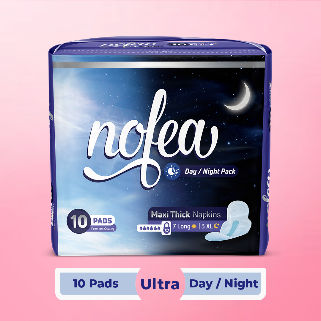 Nofea Day and Night Maxi Thick - 10 pads – anabatlamart
